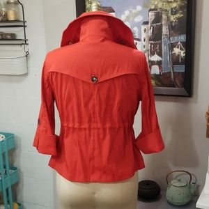 Ruby Rd. | Jackets & Coats | Ruby Rd Red 34 Sleeve Crop Trench Coat ...